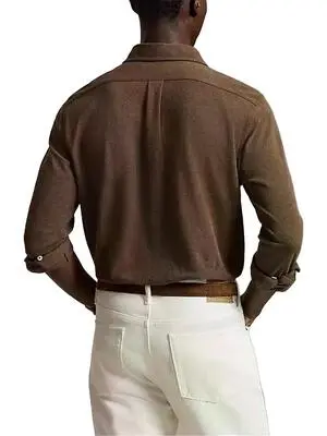 Polo Ralph Lauren Featherweight Mesh Shirt - Brown