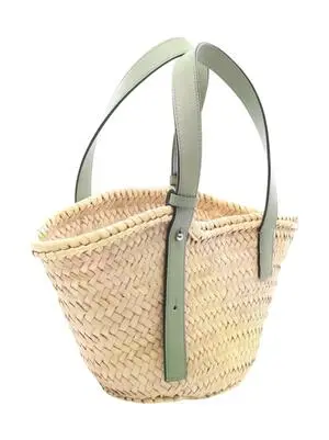 Loewe Raffia Anagram Basket Tote Bag - Neutrals