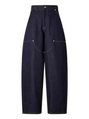 Givenchy Rialto Mid-rise Wide-leg Jeans - Blue