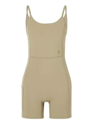 On Studio Stretch Recycled Jersey Bodysuit - Neutrals