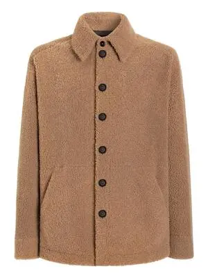 Dolce & Gabbana Nappa Shearling Jacket - Brown
