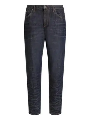 Dolce & Gabbana Cotton Denim Jeans - Multicolor