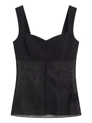 REFORMATION Reformation Nova Mesh-Panelled Top