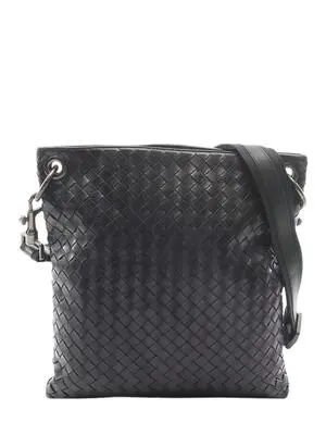 Bottega Veneta Nappa Intrecciato Vn Crossbody Bag - Black