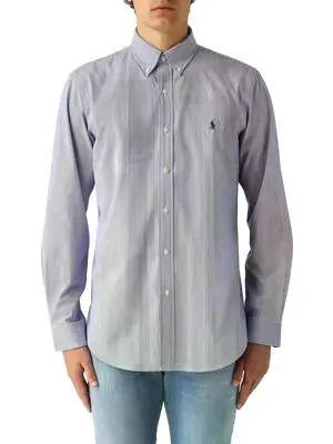 Polo Ralph Lauren Vertical-stripe Button-down Shirt - Blue