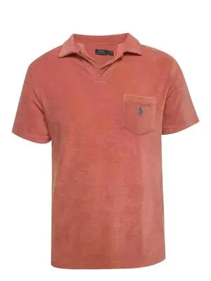 POLO RALPH LAUREN Terry Open-collar T-shirt