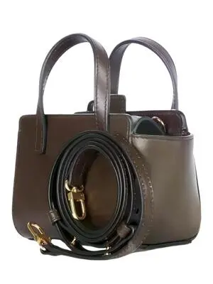 HIDESINS Flap Two-way Tote Bag - Brown