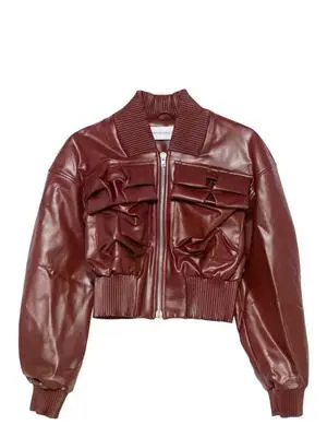 Viktor & Rolf Pleated Pocket Jacket - Red