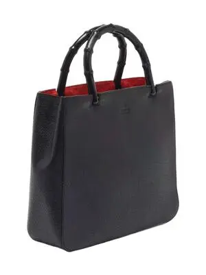 Gucci Bamboo Handle Tote Bag - Black