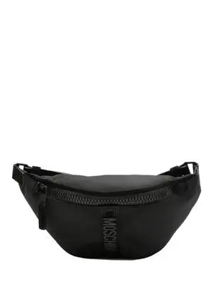 Moschino Patch Belt Bag - Black