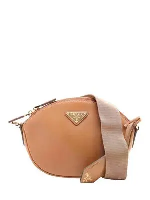 Prada Soft Calf Crossbody Bag - Brown