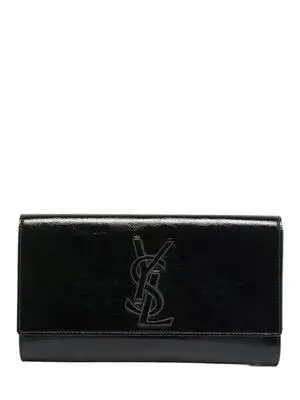 SAINT LAURENT Saint Laurent Belle De Jour Patent Leather Clutch Bag