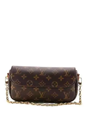 LOUIS VUITTON Ivy Wallet On Chain Monogram Canvas Shoulder Bag - Brown