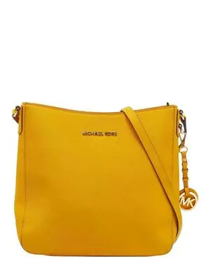MICHAEL KORS Michael Kors Vintage Jet Set Calf Leather Messenger Bag