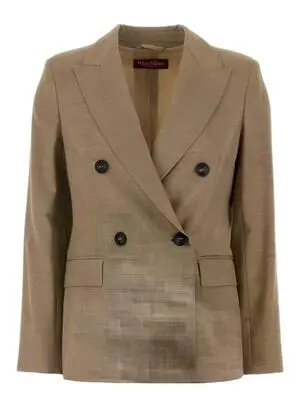 Max Mara Double-breasted Blazer - Neutrals