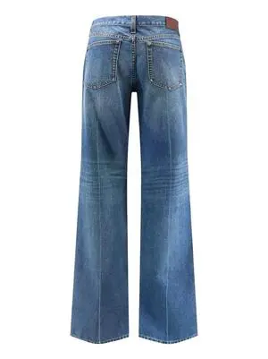 Gucci Horsebit Flared Jeans - Blue