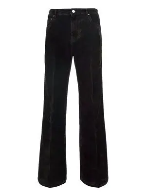 Amiri Flocked Ma Fit 5 Pocket Jeans - Black