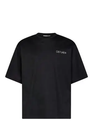 COSTUMEIN Logo-embroidered Cotton T-shirt - Black