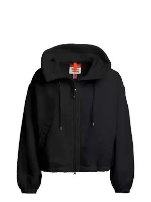 PARAJUMPERS Rescue Sherpa Zip-up Hoodie - Black