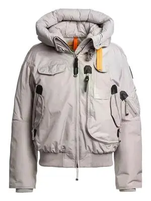 PARAJUMPERS Gobi Hooded Bomber Jacket - Grey