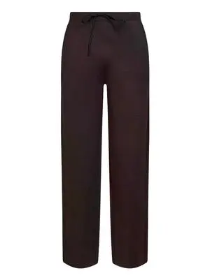 HEVO Torremozza Drawstring-waistband Knitted Trousers - Brown