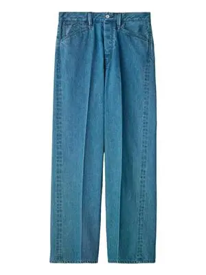 LEMAIRE Indigo Selvedge Denim Straight Five-pocket Pants - Blue