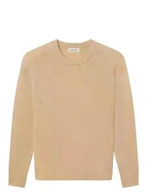 FRAME Crew-neck Dropped-shoulder Sweater - Neutrals