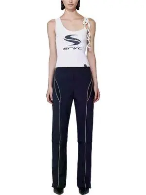 SRVC STUDIO Slash Convertible Track Pants - Blue