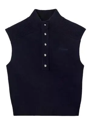 Claudie Pierlot Sleeveless Wool Jumper - Blue