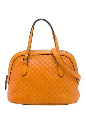 Gucci Mini Microssima Dome Satchel - Orange