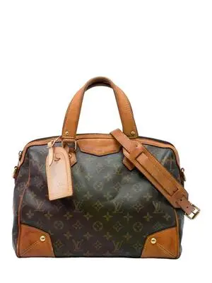 LOUIS VUITTON Monogram Retiro Pm Satchel - Brown