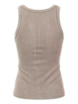 PHARAOH Cass Ribbed Knit Tank Top - Neutrals