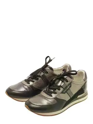 Dolce & Gabbana Leather Lace-up Sneakers - Black