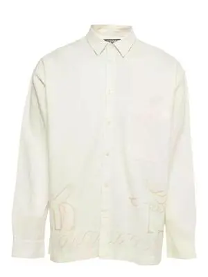 Jacquemus Graphic-print Button-down Shirt - White