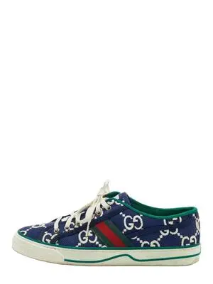 Gucci Tennis 1977 Gg Jacquard Low-top Sneakers - Blue