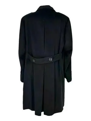 TOM FORD Double-breasted Cashmere Coat - Black