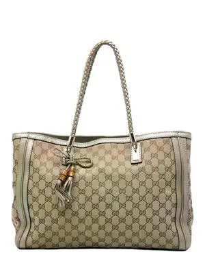 Gucci Gg Canvas Bella Tote Bag - Neutrals