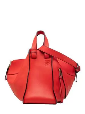 Loewe Loewe Calfskin Hammock Satchel Red