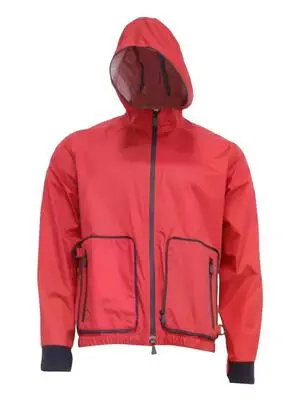 Moncler Grenoble Hooded Zip-up Jacket - Red