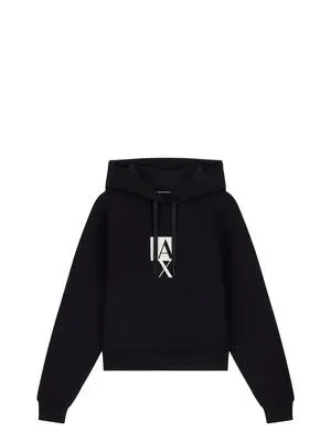 Armani Exchange Recycled Scuba Hoodie - Black