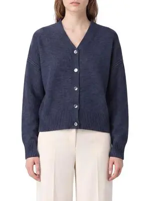 PINKO Pinko V-Neck Wool And Cashmere Blend Cardigan With Button Closure