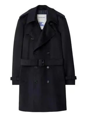 Burberry Hastings Trench Coat - Blue