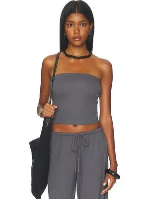 RUNAWAY THE LABEL Anji Strapless Top - Grey