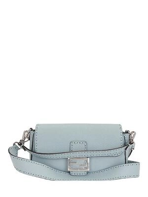 FWRD RENEW Fendi Selleria Baguette Nm Shoulder Bag - Blue