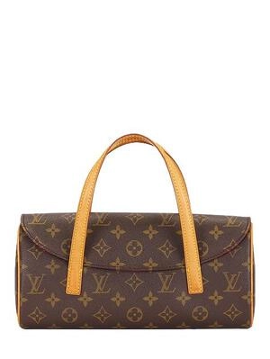 FWRD RENEW Louis Vuitton Monogram Sonatine Handbag - Brown