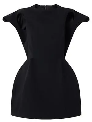 Maticevski Forge Crepe Mini Dress - Black