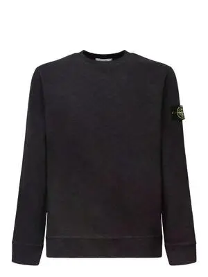 Stone Island Stone Island Compass Logo-Patch V-Neck Sweater Black