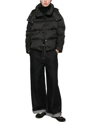 PSOPHIA Quilted Hooded Jacket - Black