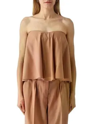 TWINSET TWINSET Strapless Draped Top