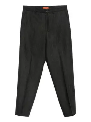 Barena Venezia Herringbone Weave Straight-leg Trousers - Grey